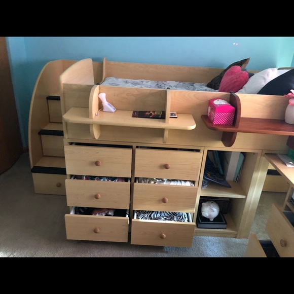 Berg Sierra | Other | Berg Sierra Captains Bed With Pull Out Desk ...